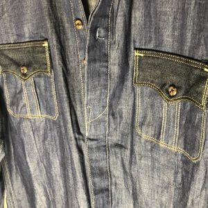 True Religion | Shirts | True Religion Button Up Xl Denim Jacket | Poshmark